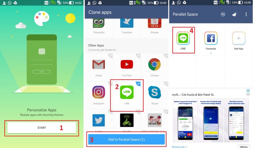 Ini Loh Cara Membuat 2 Akun Line di 1 HP Android | Gadgetren