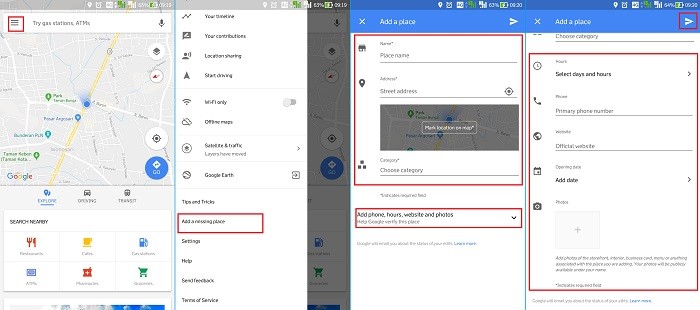 DUNIA KOMPUTER: Cara Membuat dan menambah Lokasi Baru di Google Maps
