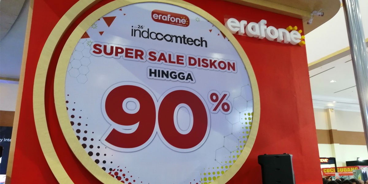 Erafone Diskon Smartphone Hingga 90 Persen di Indocomtech 2018 | Gadgetren