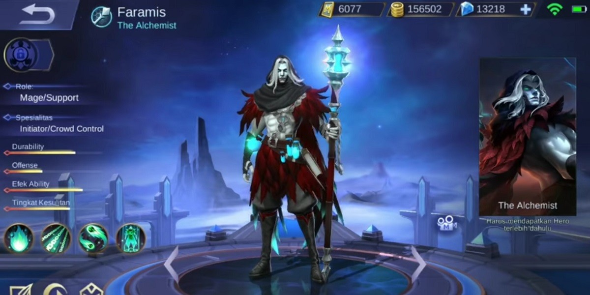 Faramis - Hero Baru mobile Legends Dengan Kemampuan Menghidupkan Hero ...