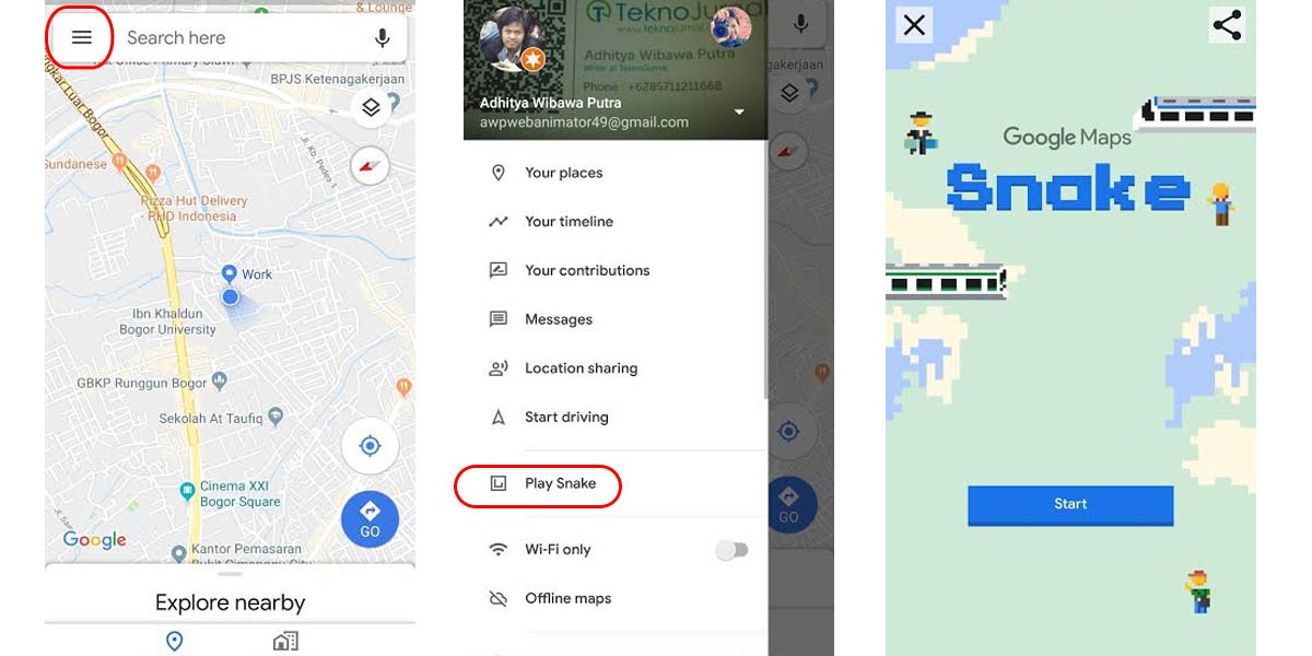 Nostalgia! Pengguna Smartphone Android Bisa Mainkan Snake di Google ...