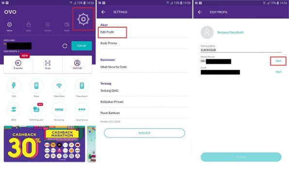 Cara Aktivasi Ulang OVO Dengan Nomor yang Berbeda | Gadgetren