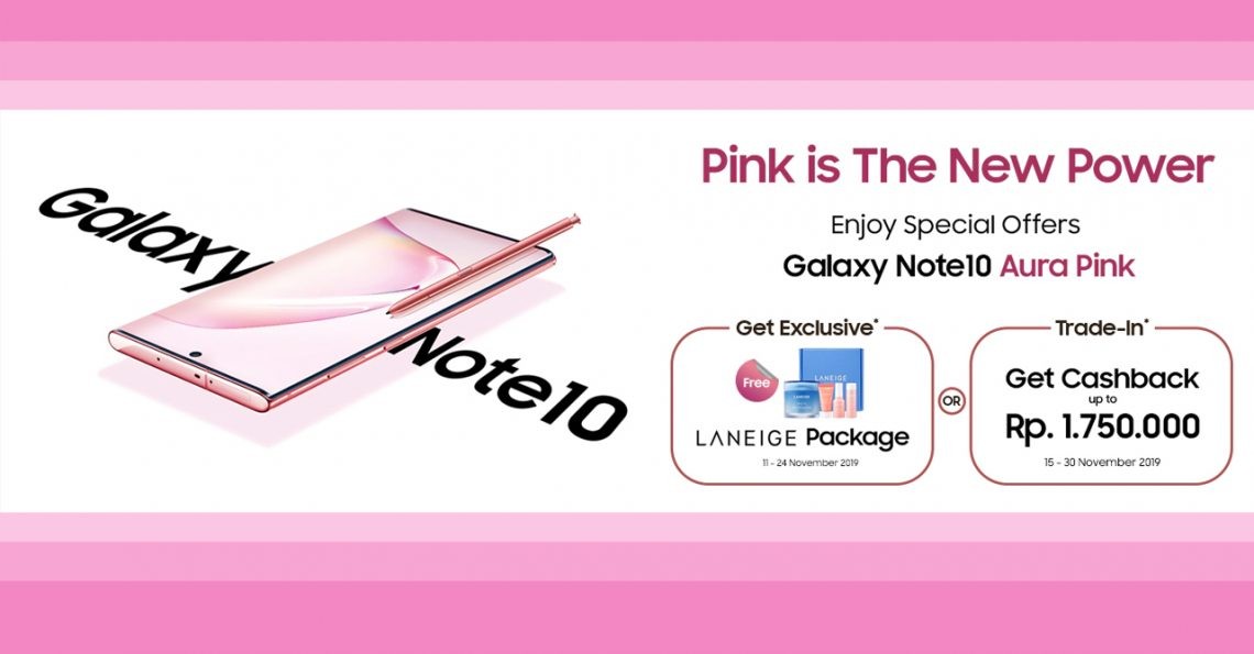 Samsung Galaxy Note 10 Aura Pink Dirilis di Indonesia! Berapa Harganya ...