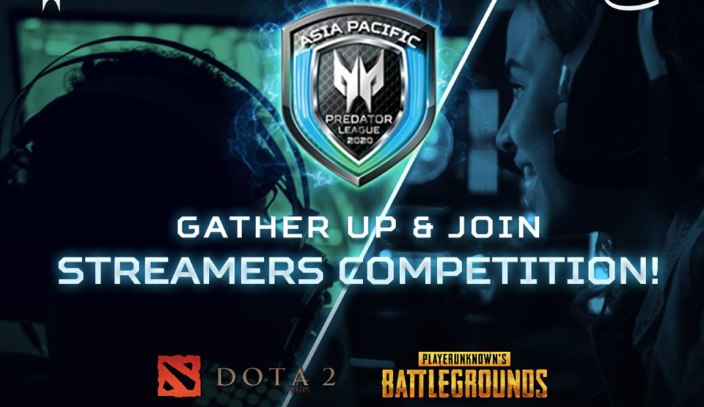 Acer Gelar Community Streamer Competition Predator League 2020 ...