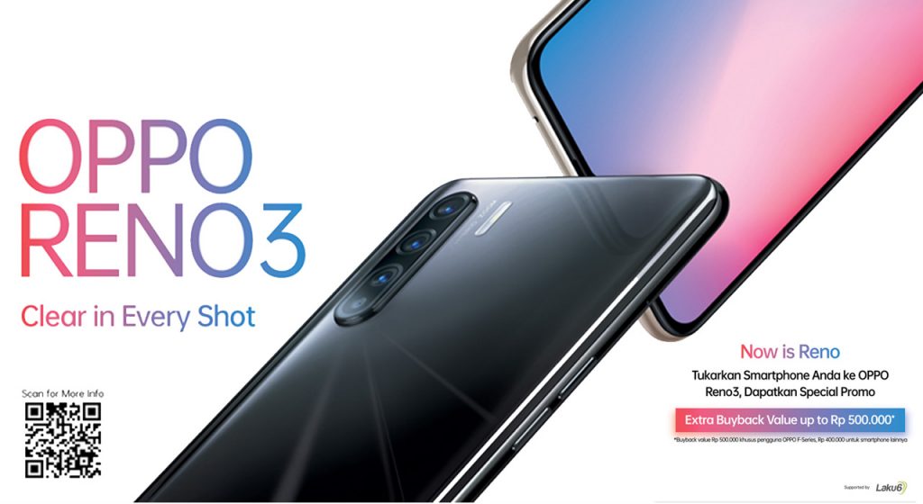 OPPO Buka Trade-In OPPO seri F Lama ke Reno3 | Gadgetren