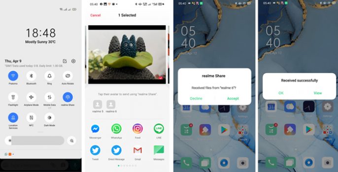 Cara Menggunakan realme Share untuk Transfer File dengan Cepat | Gadgetren