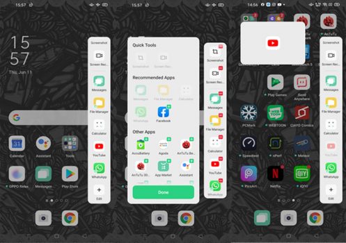 Cara Mengaktifkan Smart Sidebar di Handphone OPPO | Gadgetren