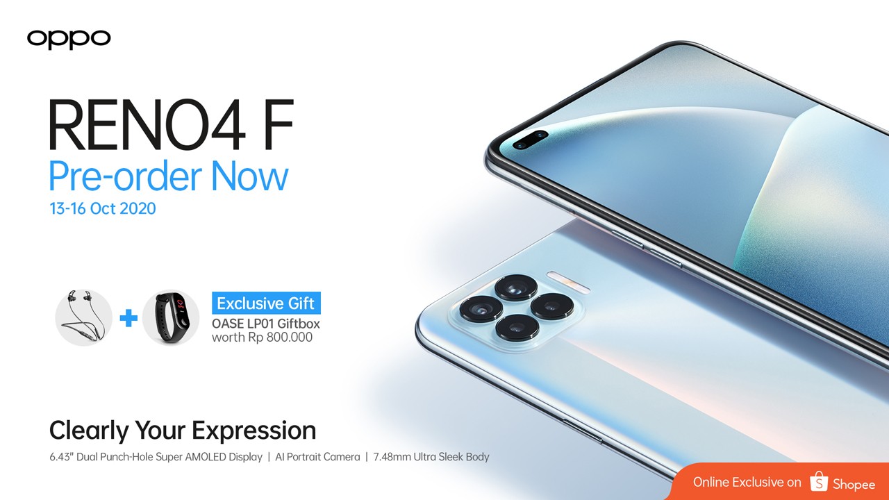OPPO Reno4 F Dirilis di Indonesia! Bawa Performa Bertenaga dan ...