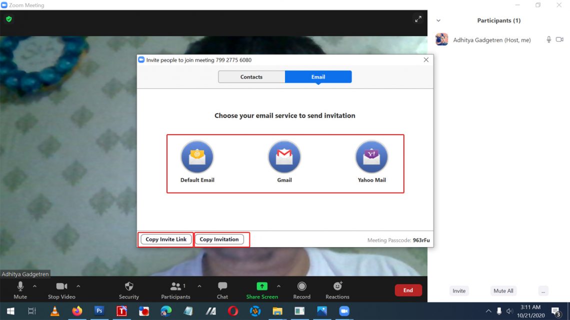 Cara Membuat Link Zoom Meeting Untuk Dibagikan Ke Peserta Lain | Gadgetren