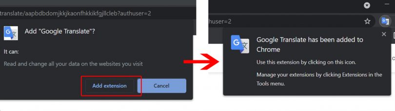 Cara Menggunakan Google Translate Extension di Google Chrome