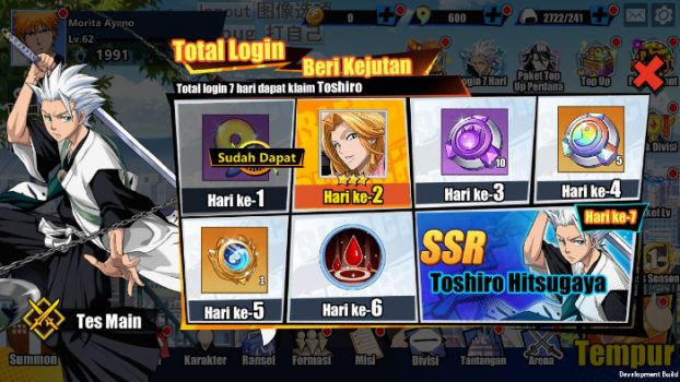 Bawa Versi Resmi, Bleach: Eternal Soul Tawarkan Hadiah Login Selama 7 Hari