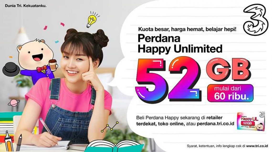 Dukung Siswa Belajar Online, Tri Indonesia Rilis Kartu Perdana Happy ...