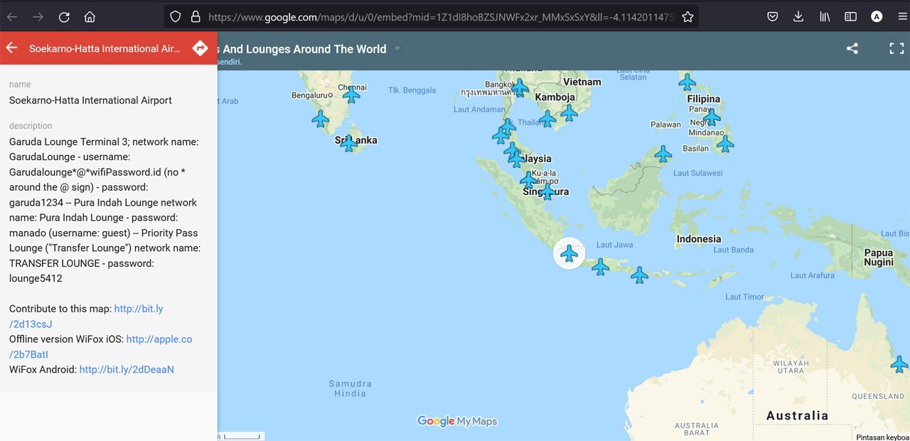 Lewat Google Maps, Kamu Bisa Cek WiFi Airport Gratis Beserta Sandinya