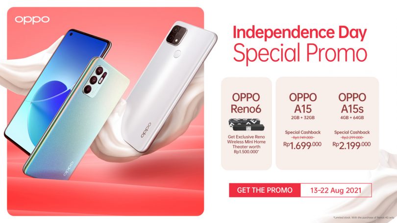 Ada Bonus dan Cashback, OPPO Hadirkan Promo Spesial Hari Kemerdekaan