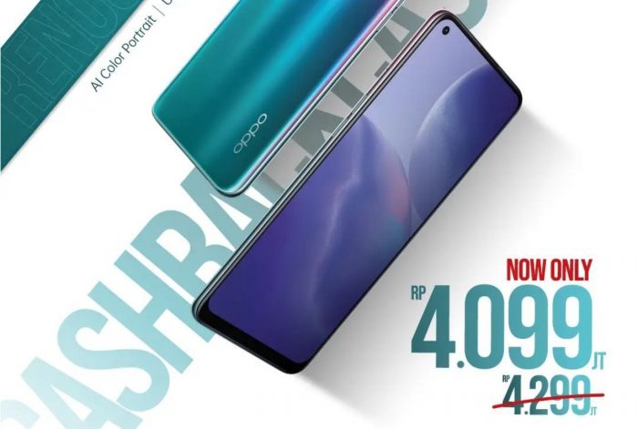 Turun Harga Sebesar Rp 200.000, Beli OPPO Reno5 F Jadi Lebih Murah