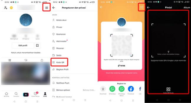 Cara Scan QR Code di TikTok Untuk Langsung Mengunjungi Suatu Akun