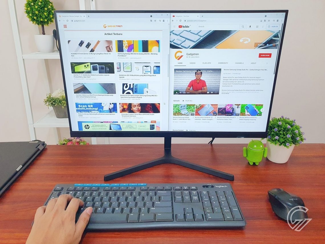 Review Mi 23.8” Desktop Monitor 1C – Ramping, Modern, dan Minimalis