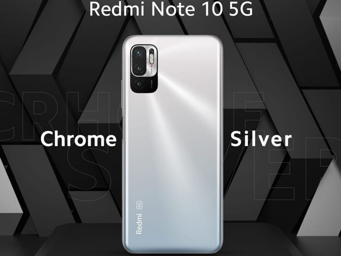 Lebih Elegan! Xiaomi Redmi Note 10 5G Punya Warna Baru Chrome Silver