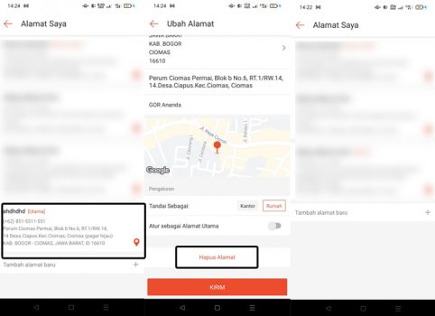 Cara Ganti, Tambah, dan Hapus Alamat di Shopee dengan Mudah