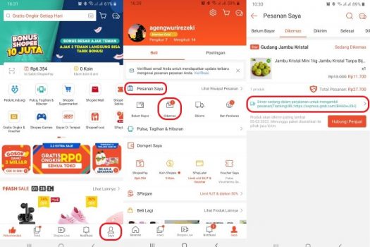 Ini Cara Melacak Paket Belanjaan Shopee yang Sudah Kamu Beli