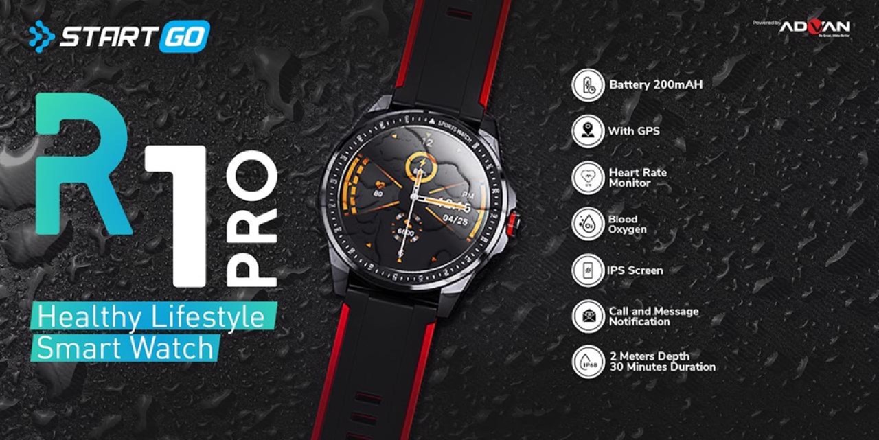 Harga Cuma 400 Ribuan, Smartwatch ADVAN StartGo R1 Pro Resmi Dijual di ...