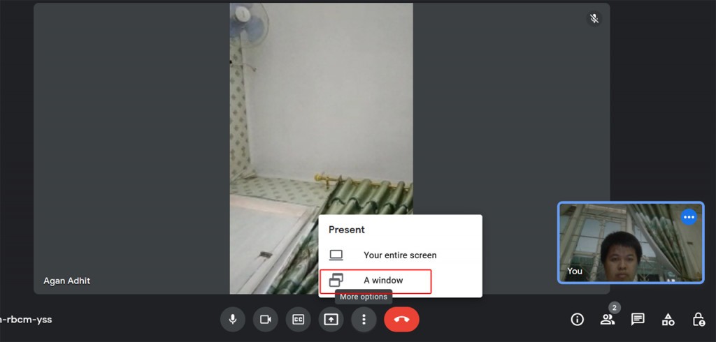 Cara Share Screen Google Meet di Handphone dan Laptop
