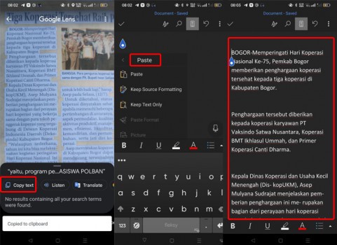 Mudah! Ini Cara Scan Gambar Menjadi Tulisan Langsung di HP | Gadgetren