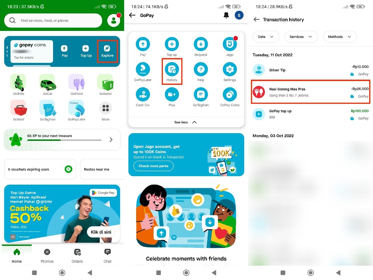 Cara Cek Riwayat Gojek Biar Tahu Semua Transaksi yang Pernah Dilakukan