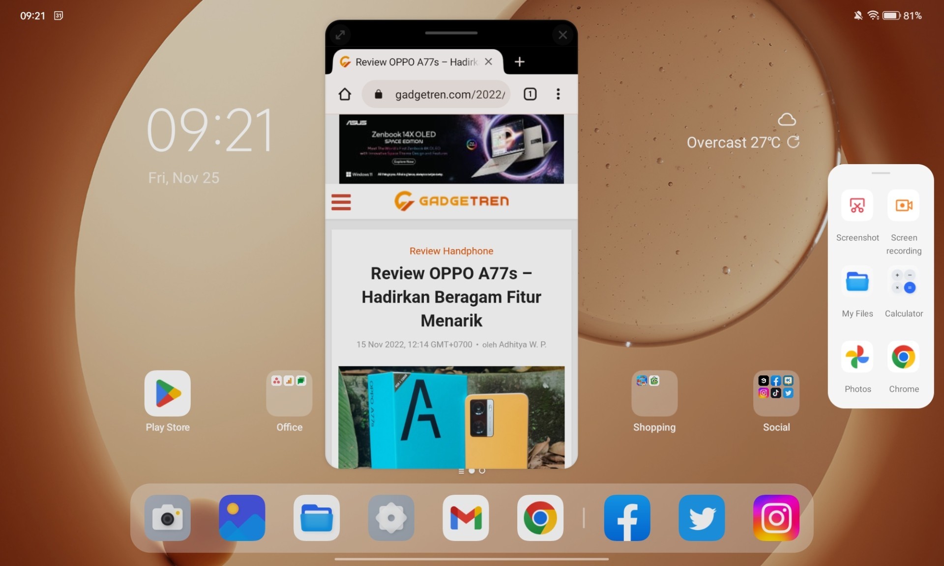 Review OPPO Pad Air – Tablet Pertama OPPO yang Tampil Menarik