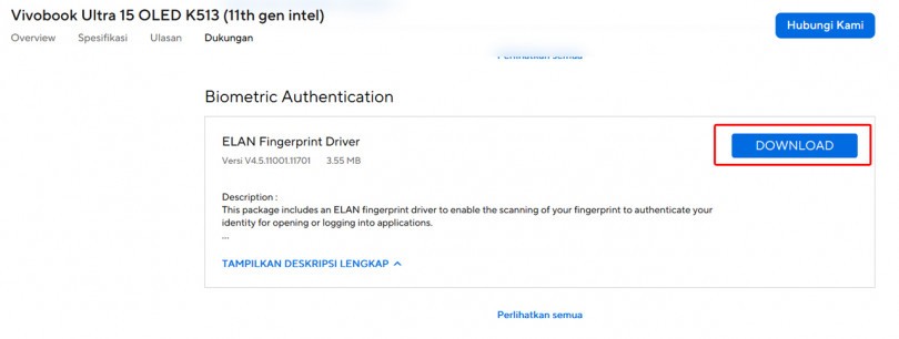 Cara Mengaktifkan Fingerprint di Laptop ASUS Untuk Login Lebih Cepat