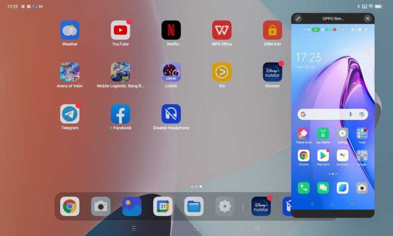 Cara Menggunakan Fitur Multi Screen Connect di OPPO Pad Air