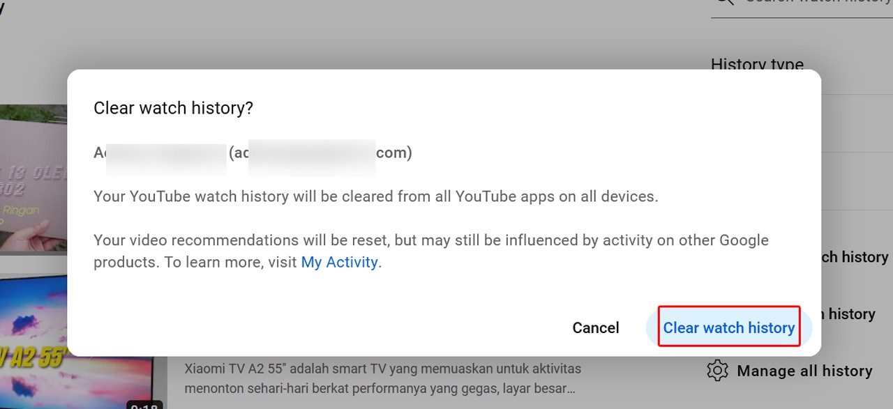Cara Hapus History YouTube Agar Privasi Riwayat Terjaga