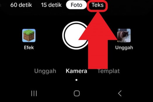 Cara Post Teks TikTok Untuk Post Selain Foto dan Video