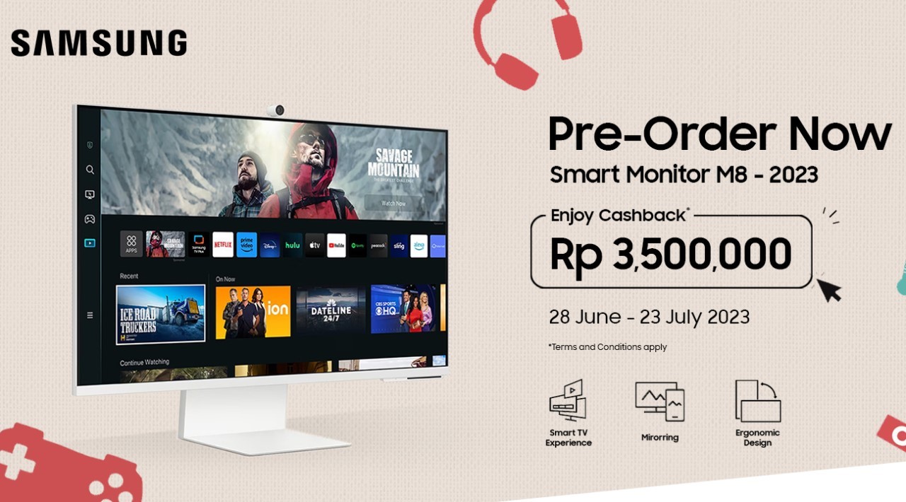 Pre Order Samsung Smart Monitor 2023 Digelar | Gadgetren