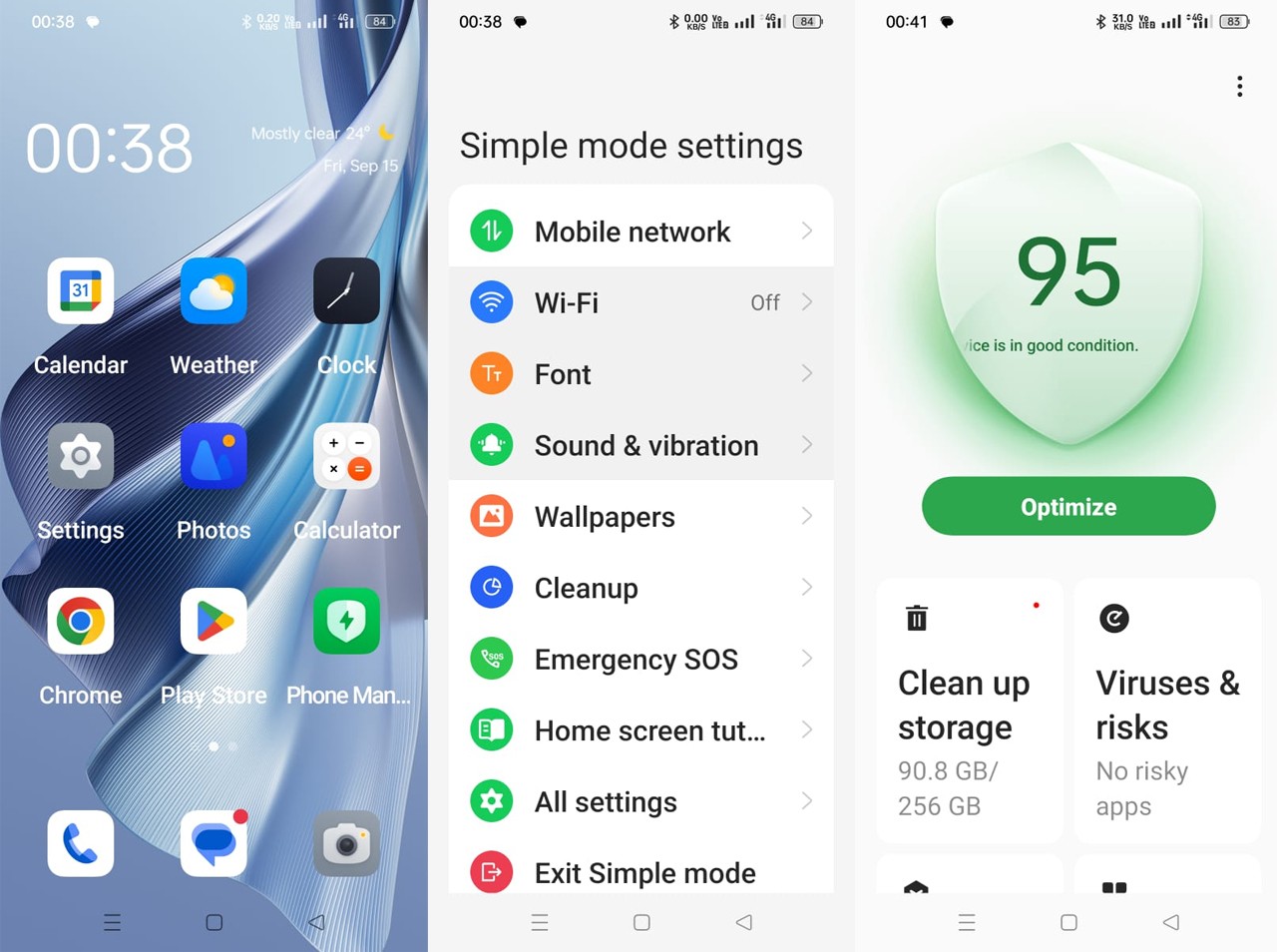 Cara Mengaktifkan Simple Mode di OPPO Reno10 5G