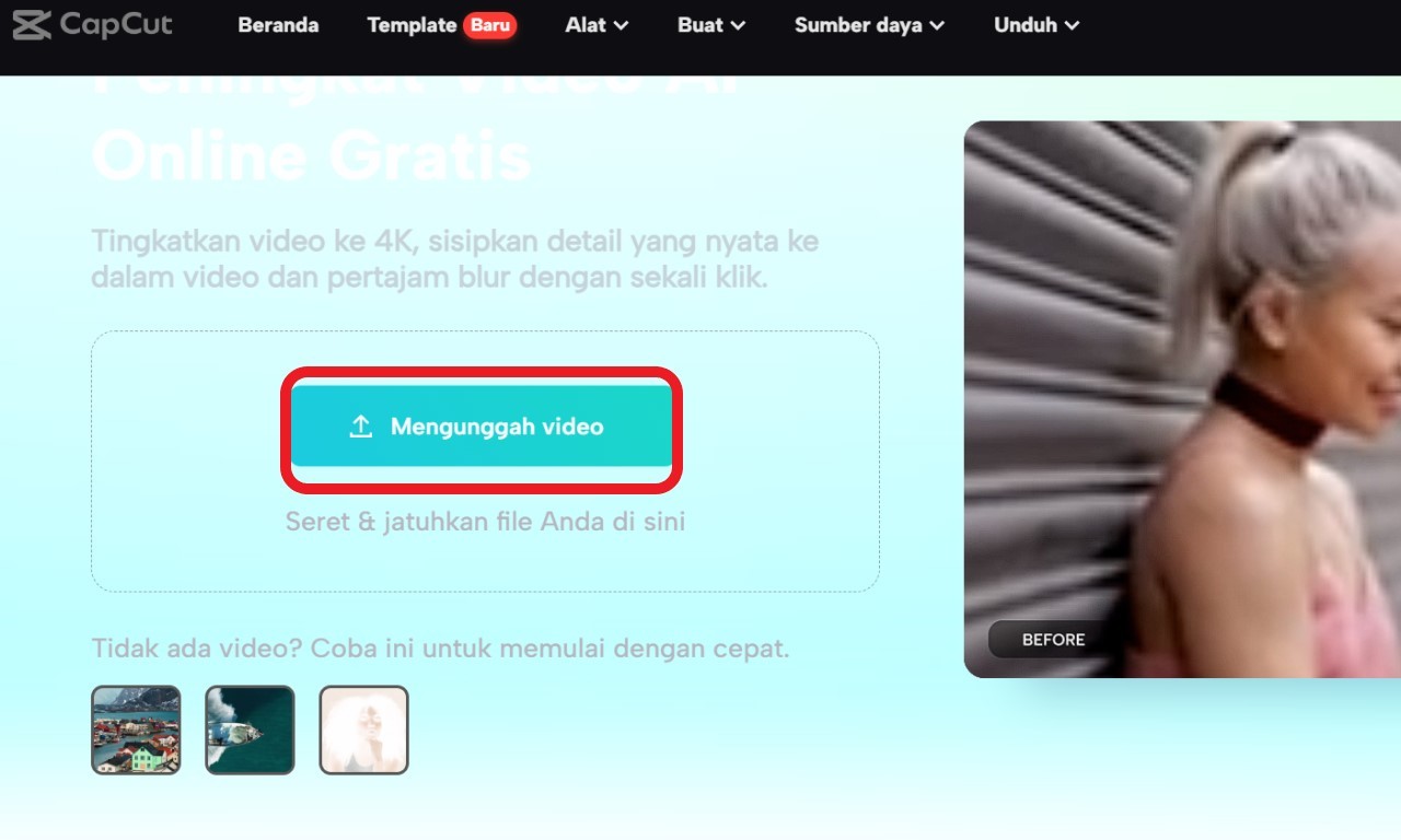 Cara Menggunakan CapCut AI Video Upscaler Agar Kualitas Meningkat