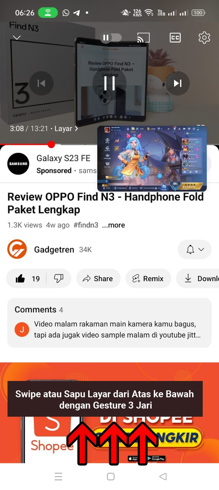 Ini Cara Multitasking di OPPO Reno10 Series 5G dengan Floating Window ...