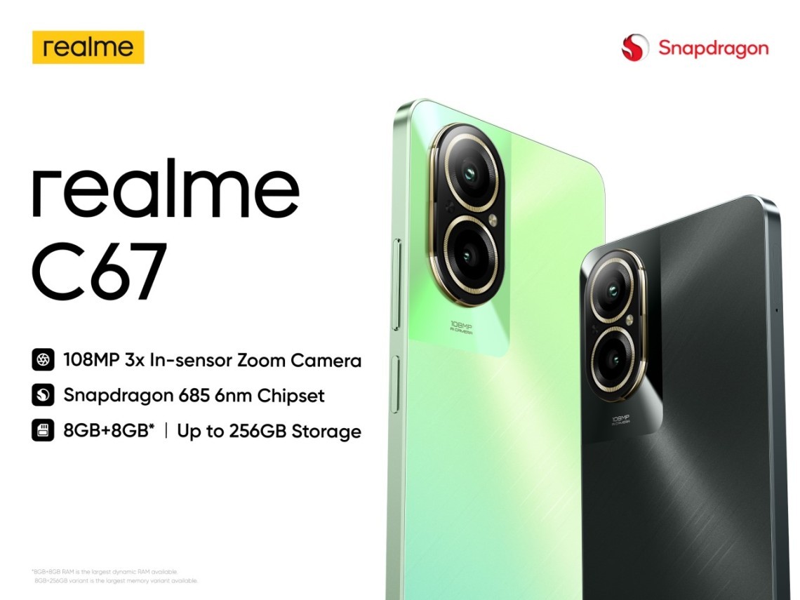 realme C67 dengan Kamera 108MP Segera Rilis Global Perdana di Indonesia
