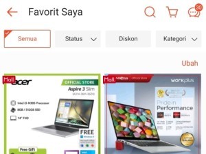 Cara Melihat Produk Favorit di Shopee Melalui HP dan Web