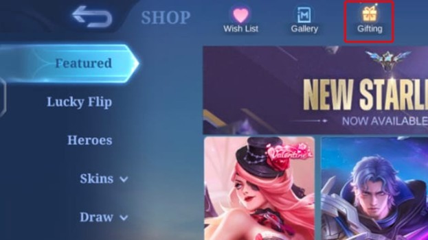 Cara Gift Skin Mobile Legends Sebagai Hadiah ke Pemain Lain