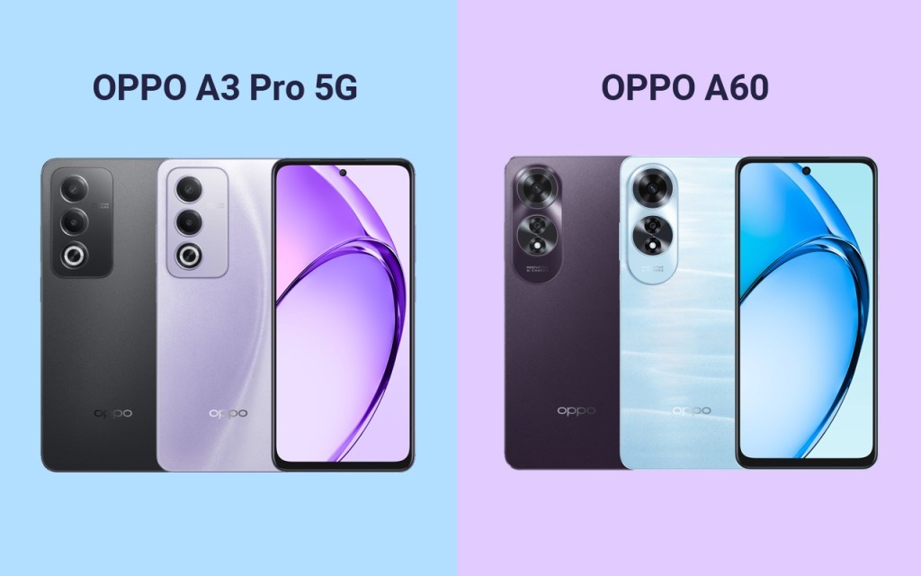 Bedanya OPPO A3 Pro 5G dan OPPO A60, Pilih yang Mana?