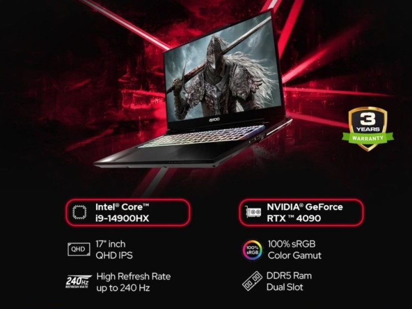 Axioo Rilis Laptop Gaming Pongo Monster X dengan Intel Core i9-14900HX