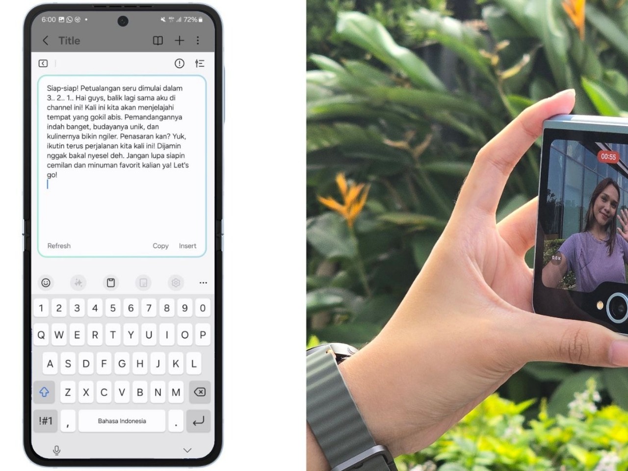 Ini Cara Menggunakan AI Composer di Galaxy Z Flip 6