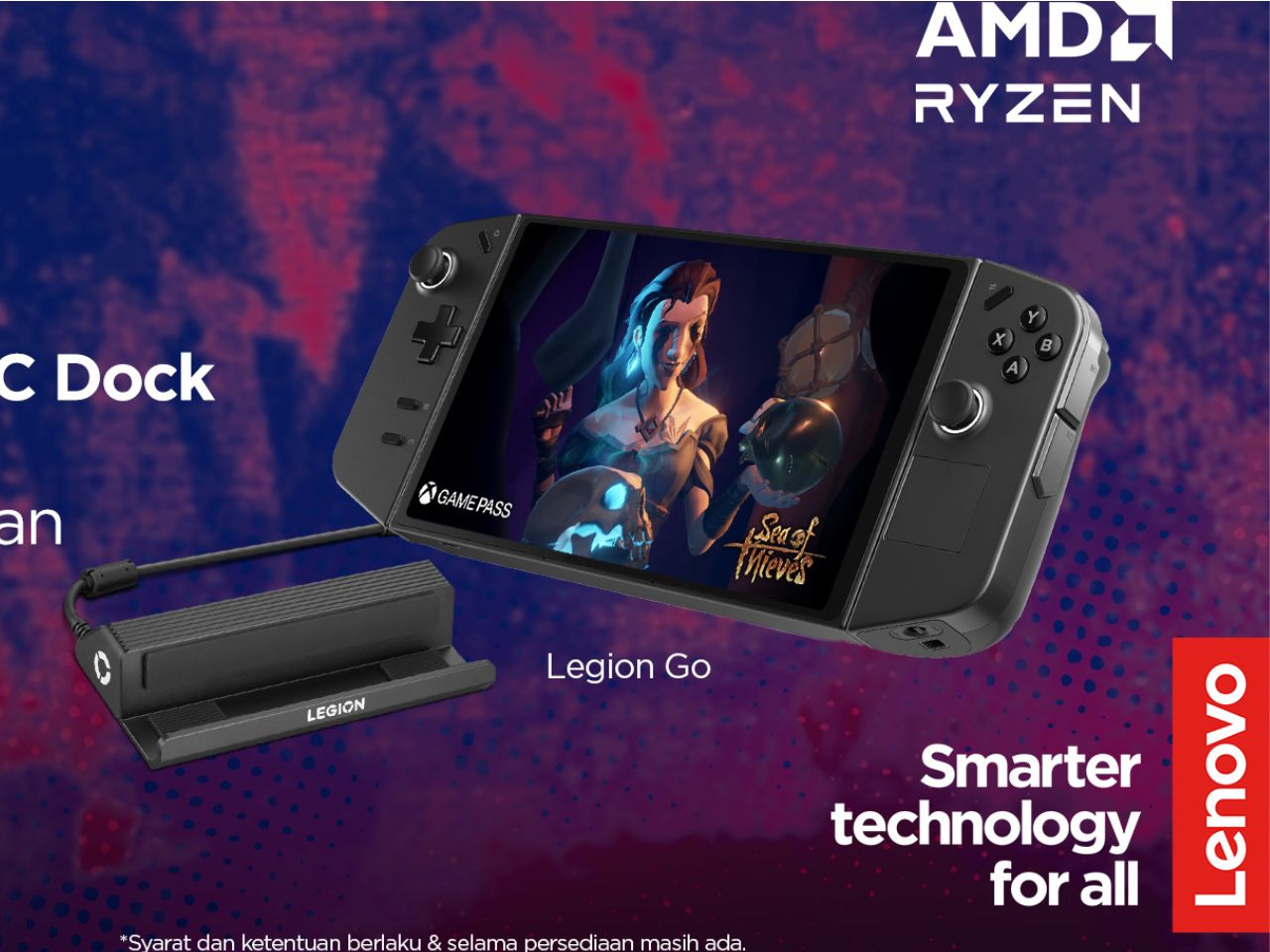 Lenovo Hadirkan Promo Gratis USB-C Dock untuk Legion Go