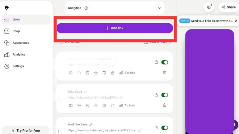 Cara Membuat Linktree Untuk Link Bio IG, TikTok, dan Lainnya