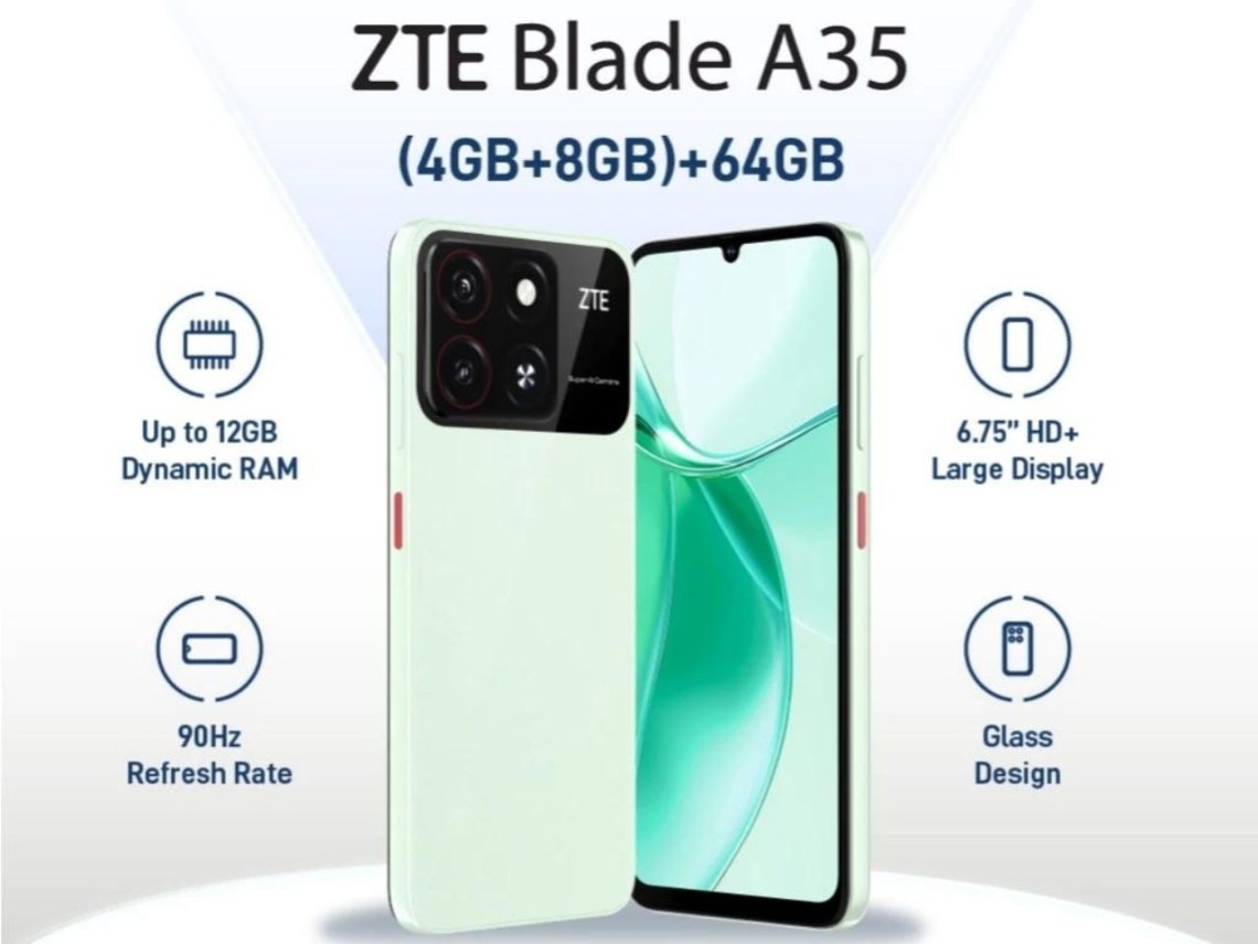 Cuma Rp999 ribu, Handphone ZTE Blade A35 Resmi Dijual di Indonesia