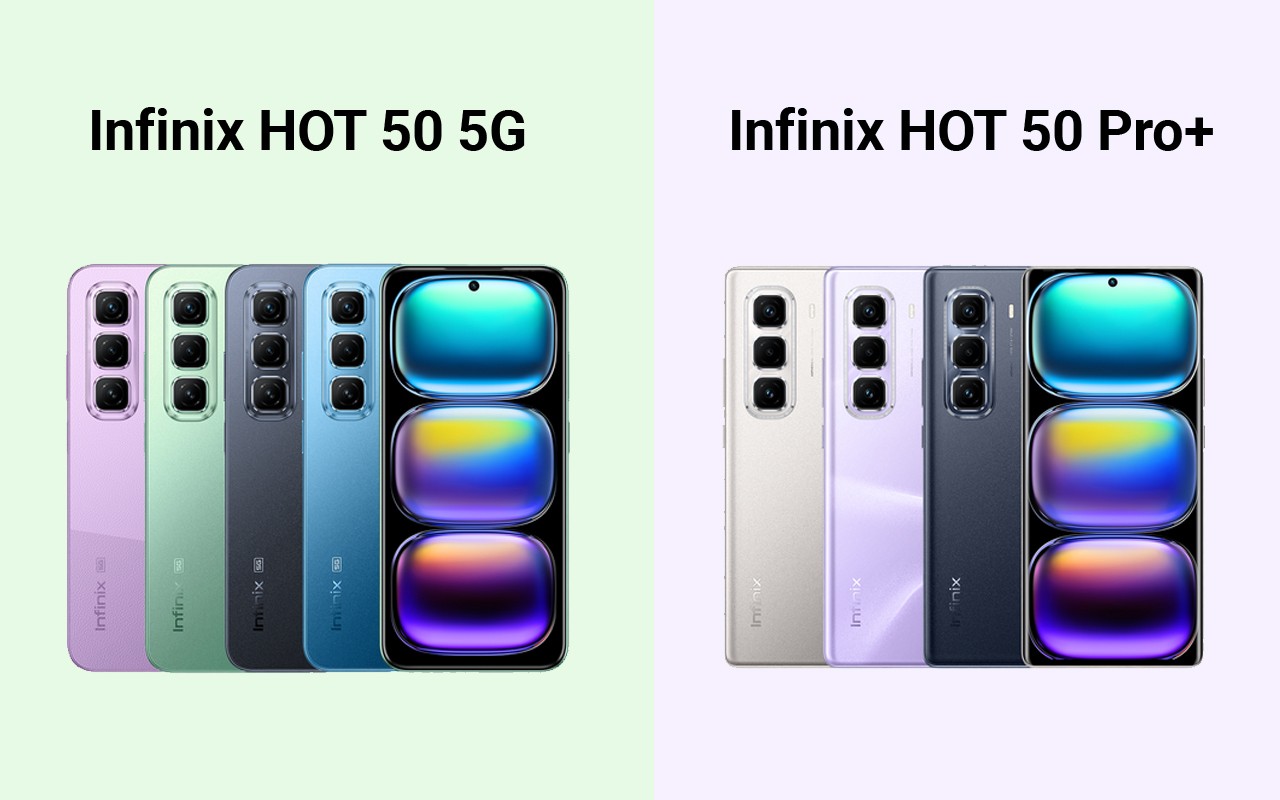 Perbedaan Infinix HOT 50 5G dan Infinix HOT 50 Pro+, Cukup Banyak!