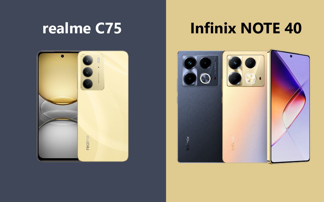 Bedanya realme C75 dan Infinix NOTE 40, Sasar Segmen Berlainan