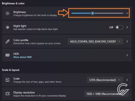 Cara Mencerahkan dan Meredupkan Layar Laptop Windows 11/10