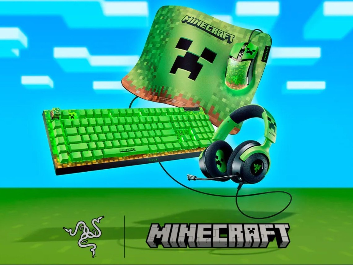 Razer Berkolaborasi dengan Minecraft Untuk Hadirkan Periferal Edisi Spesial